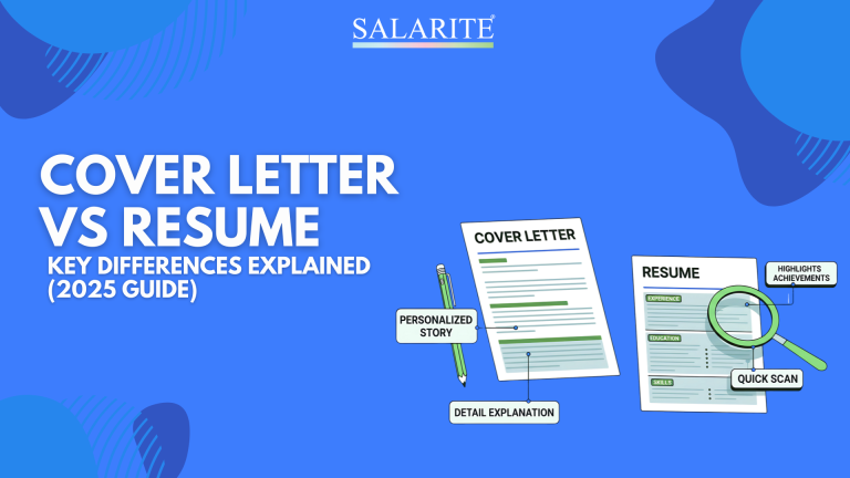 Cover Letter vs Resume Difference Guide 2025-26 - Salarite