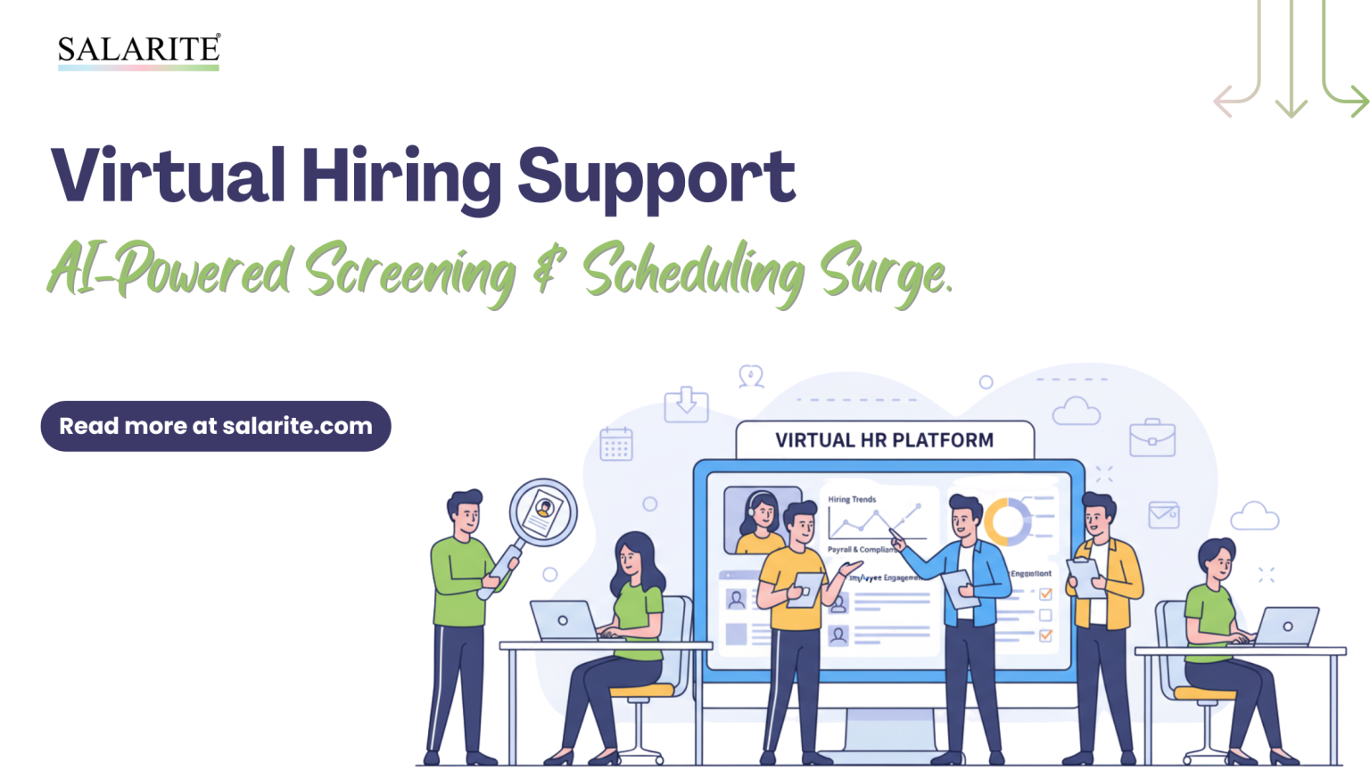 Virtual Hiring Support: AI-Powered Screening & Smart Scheduling - Salarite